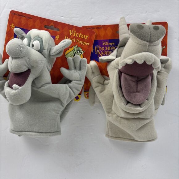Disney | Toys | Hunchback Of Notre Dame Hand Puppets Hugo Victor Mattel ...